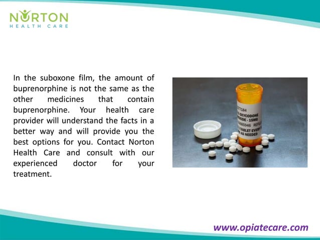 Things To Know About Suboxone Film | PPT