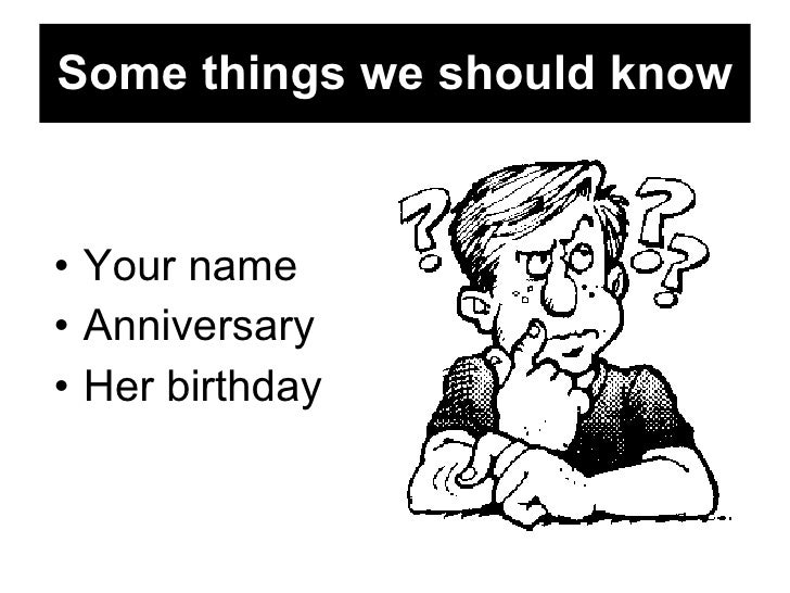 Things We Should Know