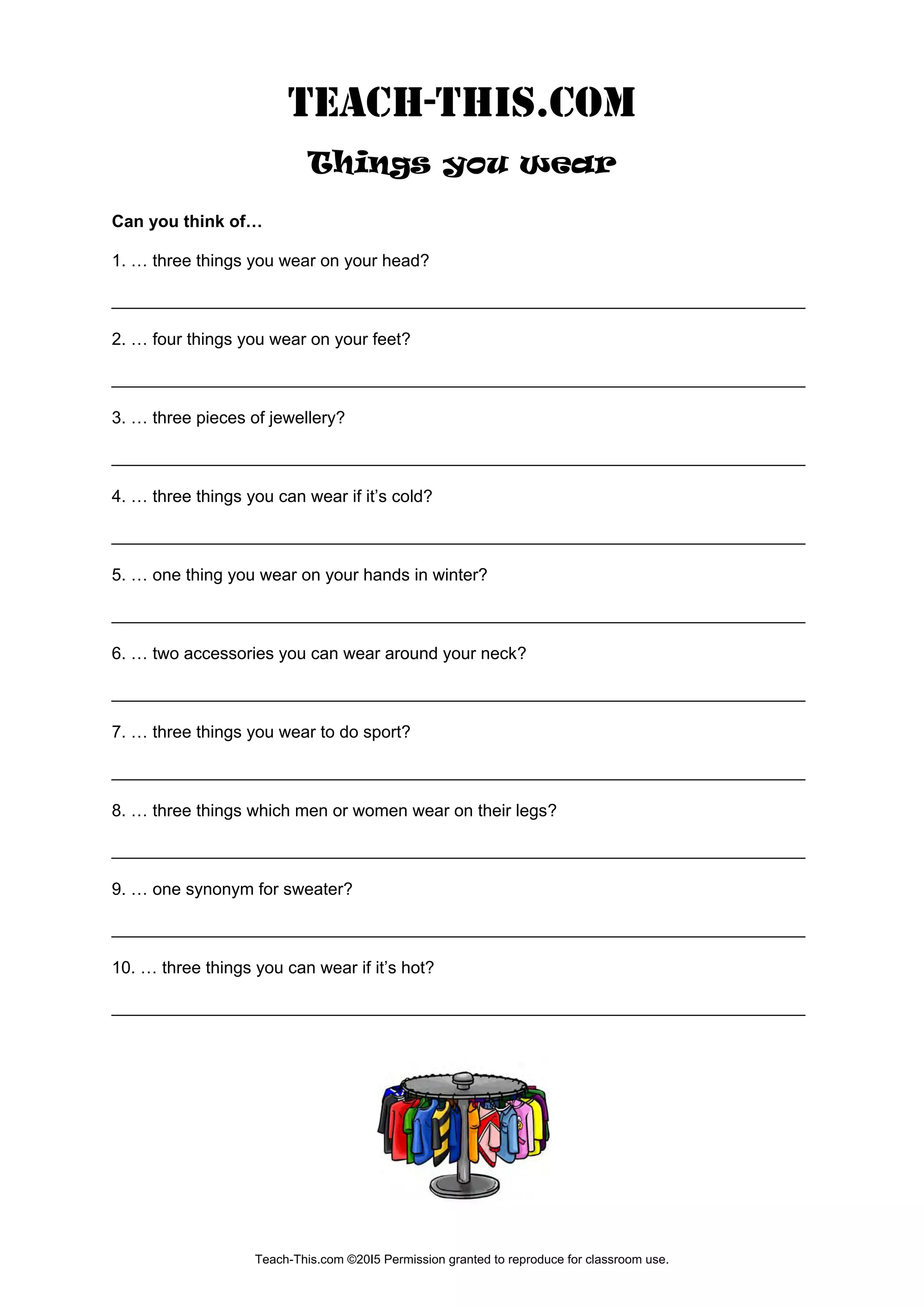 Things you-wear | PDF