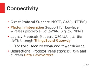 Thingsboard IoT Platform - A Quick Tour | PDF