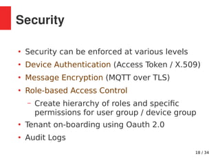 Thingsboard IoT Platform - A Quick Tour | PDF