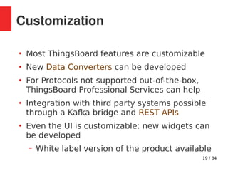 Thingsboard IoT Platform - A Quick Tour | PDF