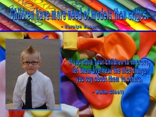 Things Every Parent Should Know | PPS