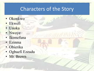 Things Fall Apart Okonkwo Family Tree