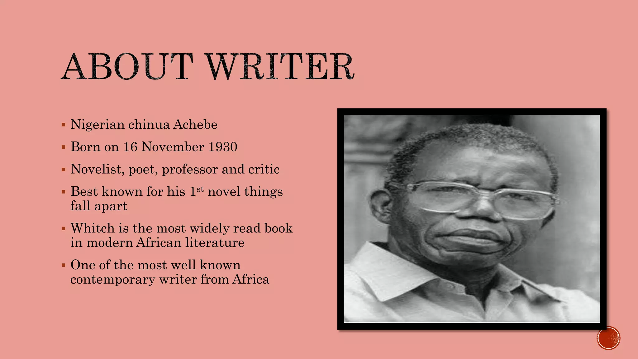 Things fall apart | PPTX | Religion & Spirituality