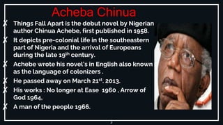 Things fall apart | PPT