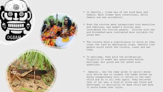 culture of Umuofia in the novel -THINGS FALL APART by Chinua Achebe ...