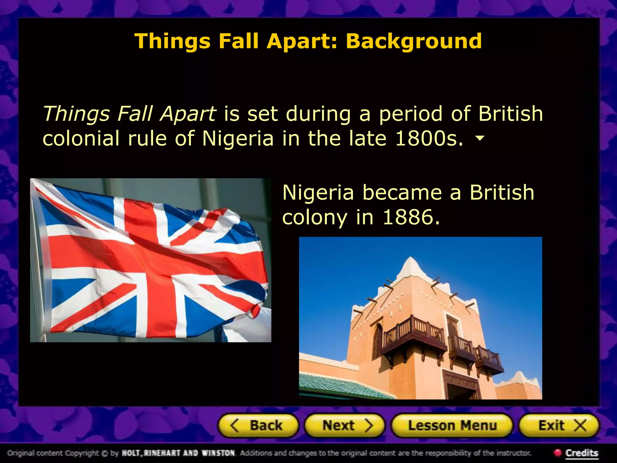 Things fall apart powerpoint | PPTX