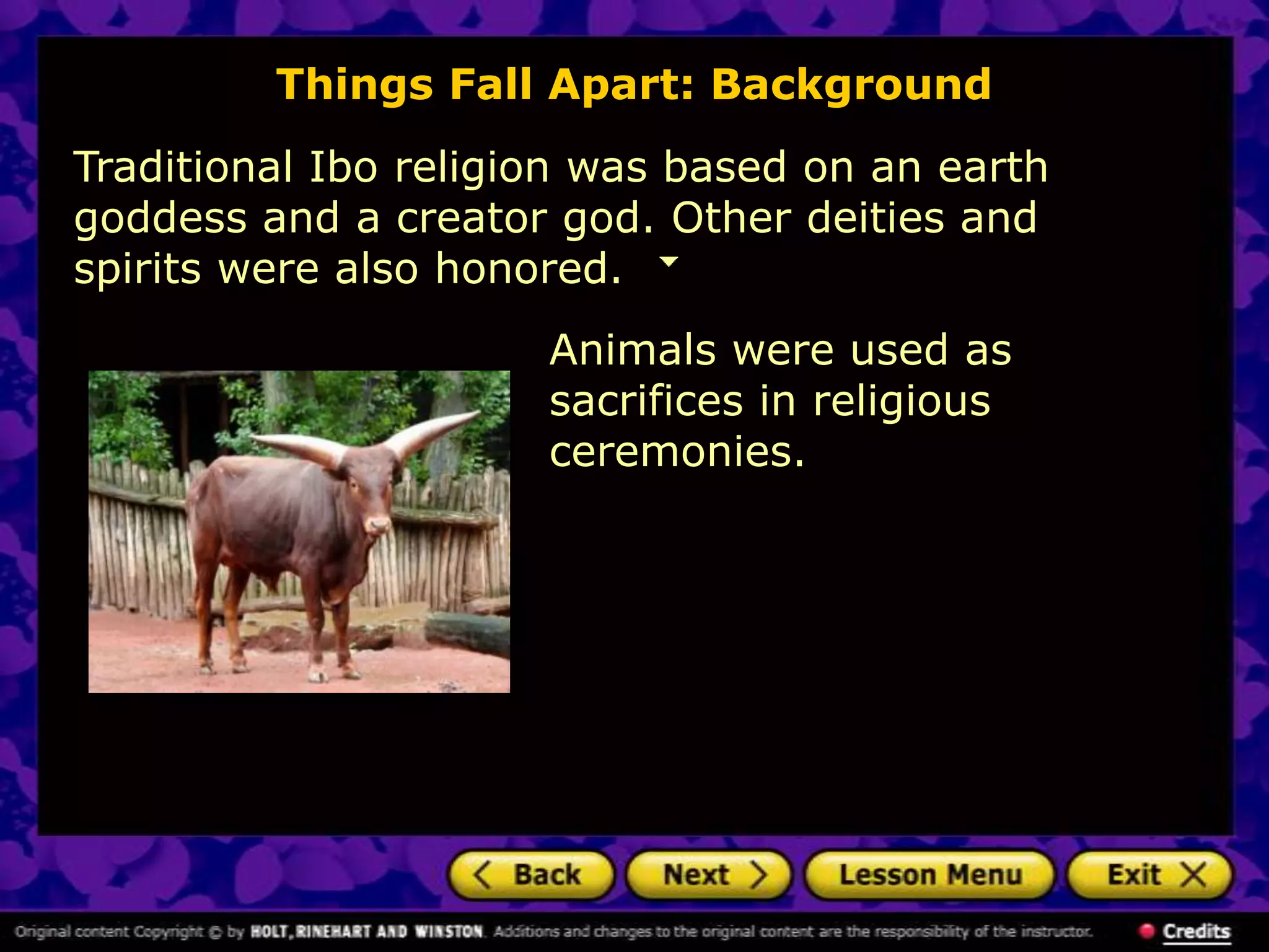 Things fall apart powerpoint | PPTX