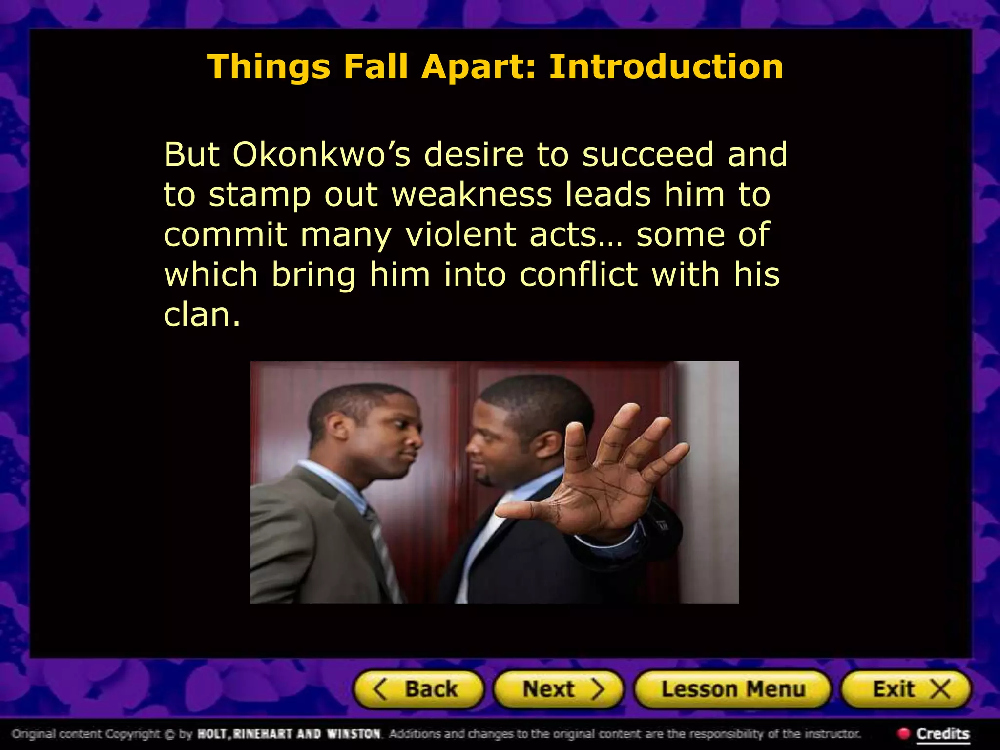 Things fall apart powerpoint | PPTX