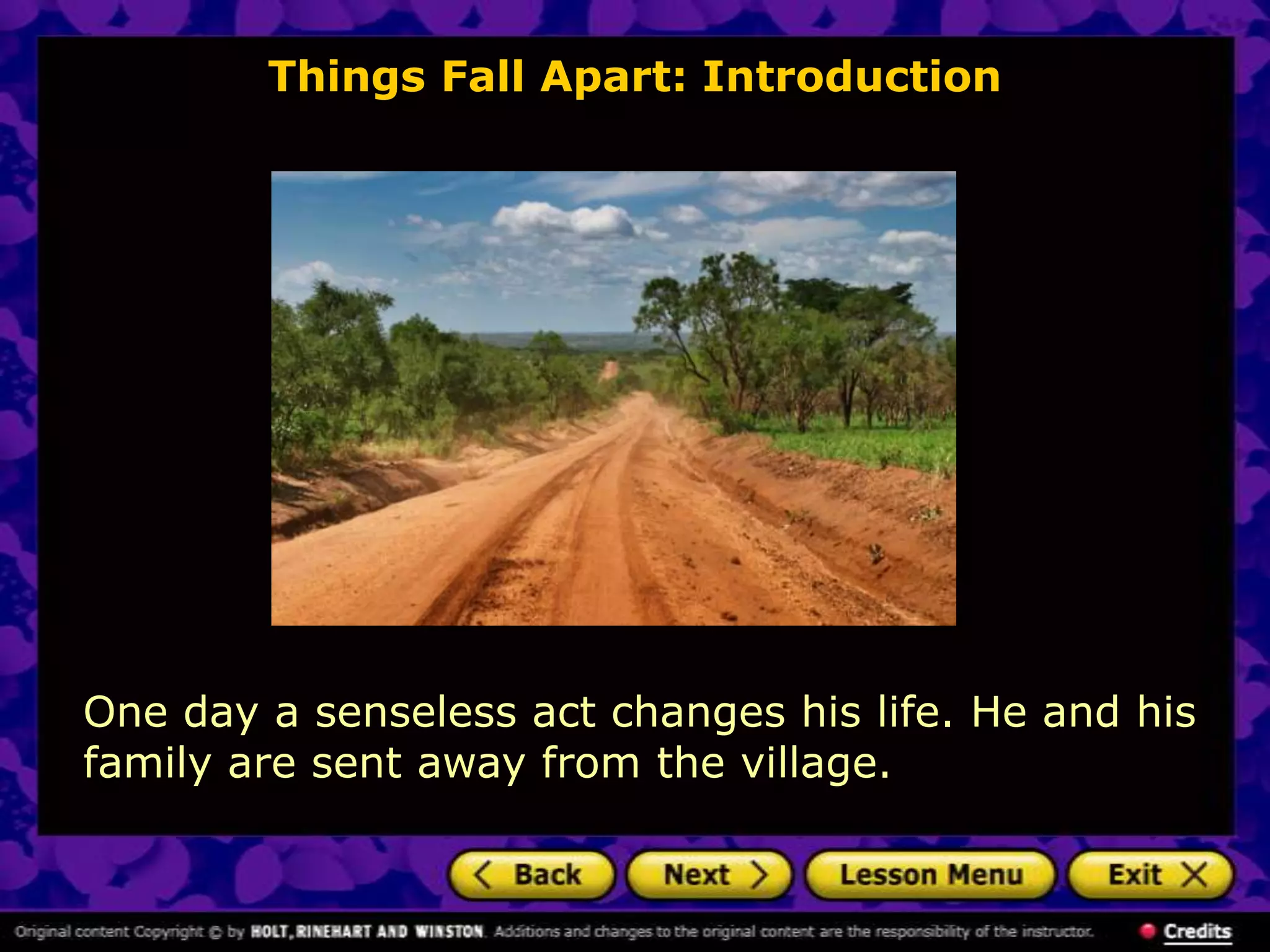 Things fall apart powerpoint | PPTX
