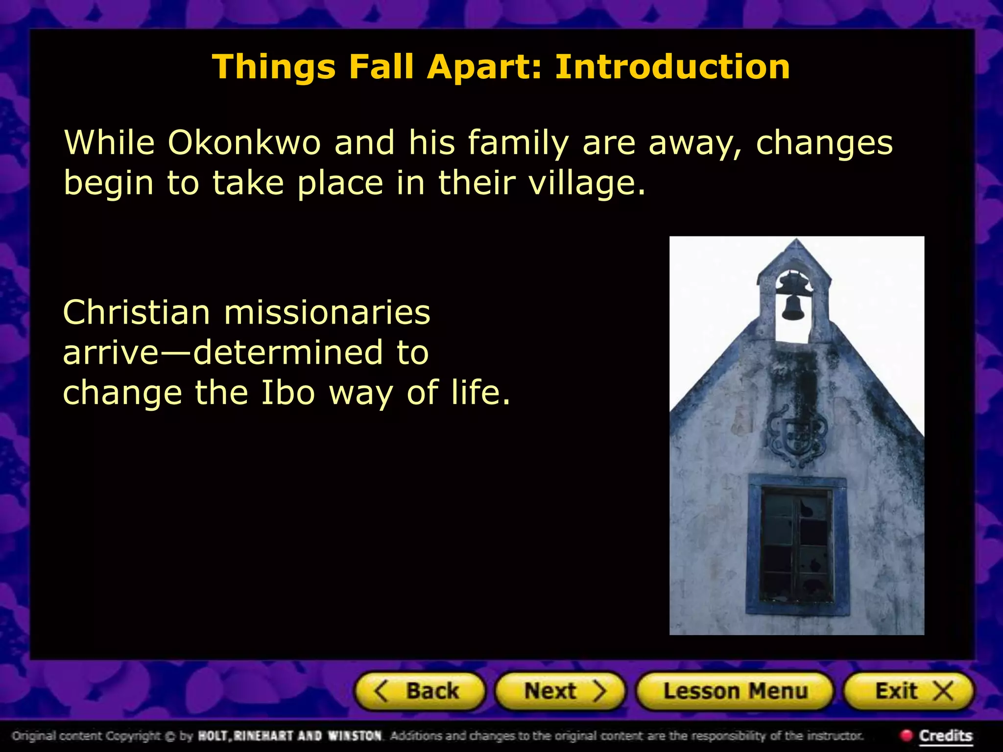 Things fall apart powerpoint | PPTX