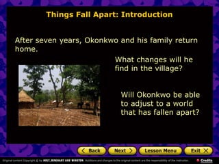 Things fall apart powerpoint | PPTX