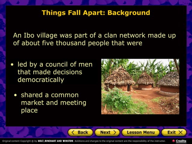 Things fall apart powerpoint | PPTX