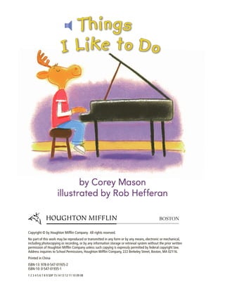 Things i like to do | PDF