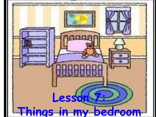 Things in bedroom | PPTX