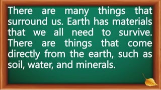 Things in the Surroundings and their Importance.pptx