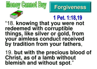 Things Money Cannot Buy | PPT