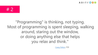 Things programmers know | PPTX