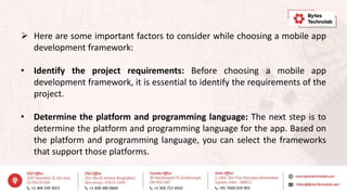Things to Consider While Choosing Mobile App Development Framework.pptx