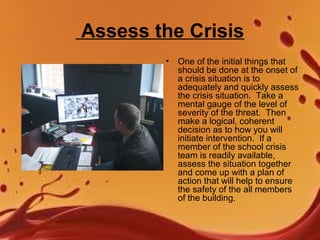 Things to do during a school crisis situation | PPT