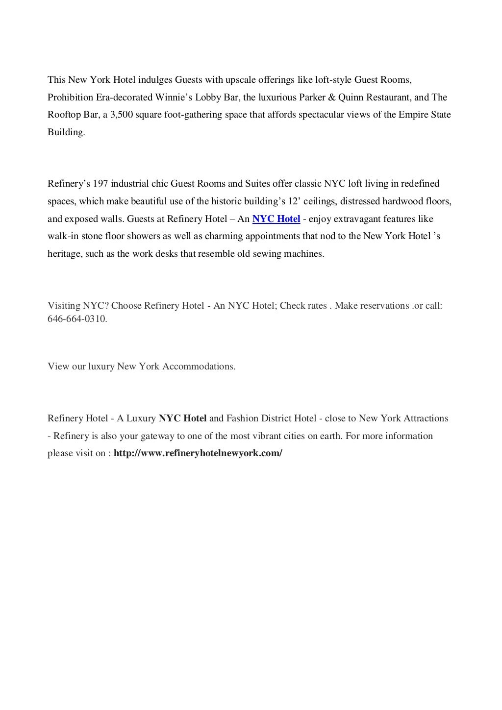 Refiney Hotel Welcome Visitors To The Popular December Events In NY refiney-hotel-welcome-visitors-to-the-popular-december-events-in-ny