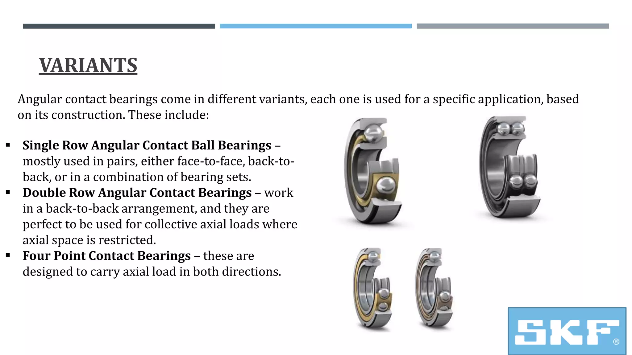 Things to Know About an Angular Contact Ball Bearing | PPTX