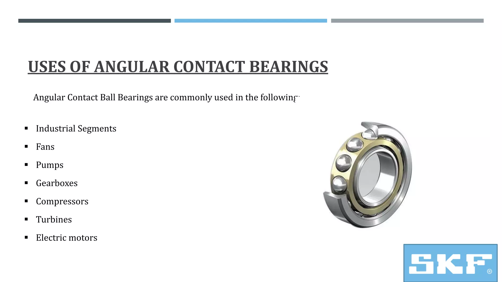 Things to Know About an Angular Contact Ball Bearing | PPTX