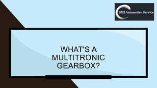 Things to Know About Audi A4 Multitronic Gearbox Problems | PPT