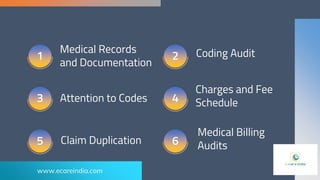 Things to know about medical billing auditing | PPTX