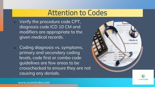 Things to know about medical billing auditing | PPTX