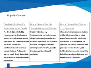 Things to know about Oracle GoldenGate | PPT