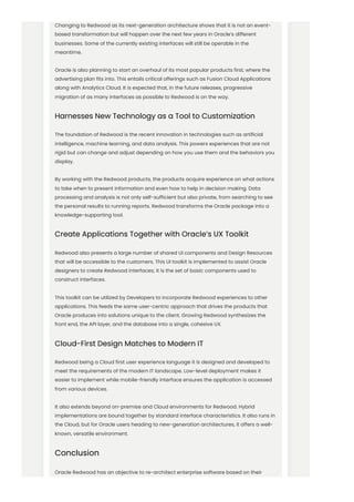 Things To Know About Oracle Redwood Oracle Redwood | PDF