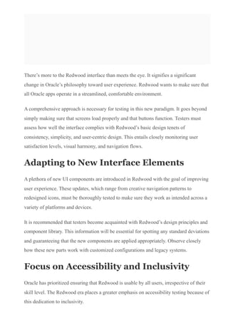 Things To Know About Oracle Redwood Testing.pdf