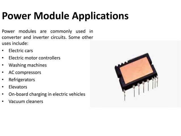 Things to Know About Power Modules | PPTX