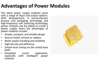 Things to Know About Power Modules | PPTX