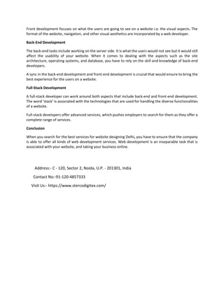 Things to Know about Web Development.docx