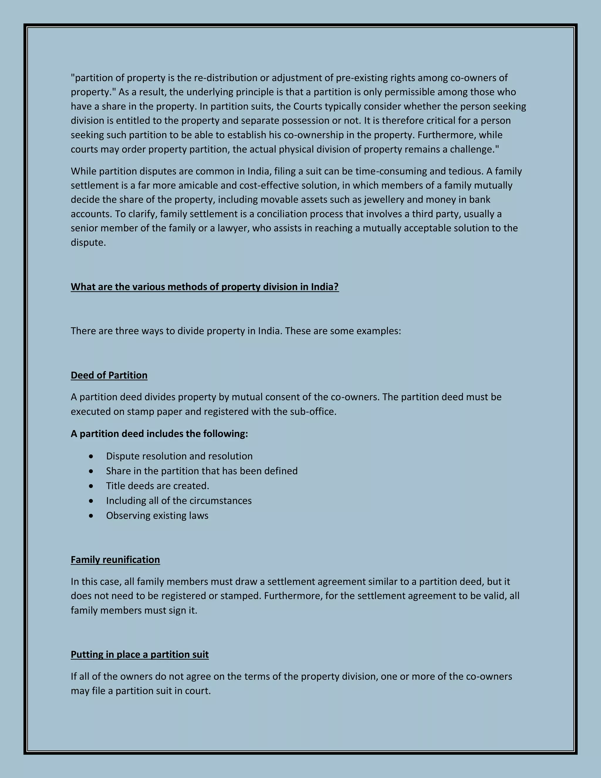 Things to know before filing a partition suit in India.pdf