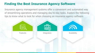 Things to Look For in an Insurance Agency Management System | PPT