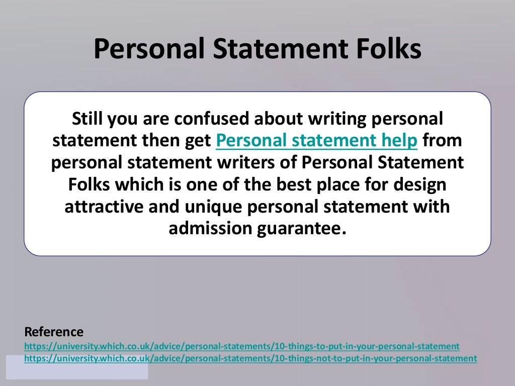 Things To Put In Personal Statement things-to-put-in-personal-statement