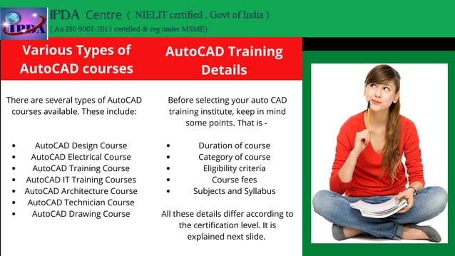 Things to Remember Before Choosing Autocad Training Course | PPT
