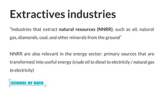 Skillshare - Understanding extractives data | PPT