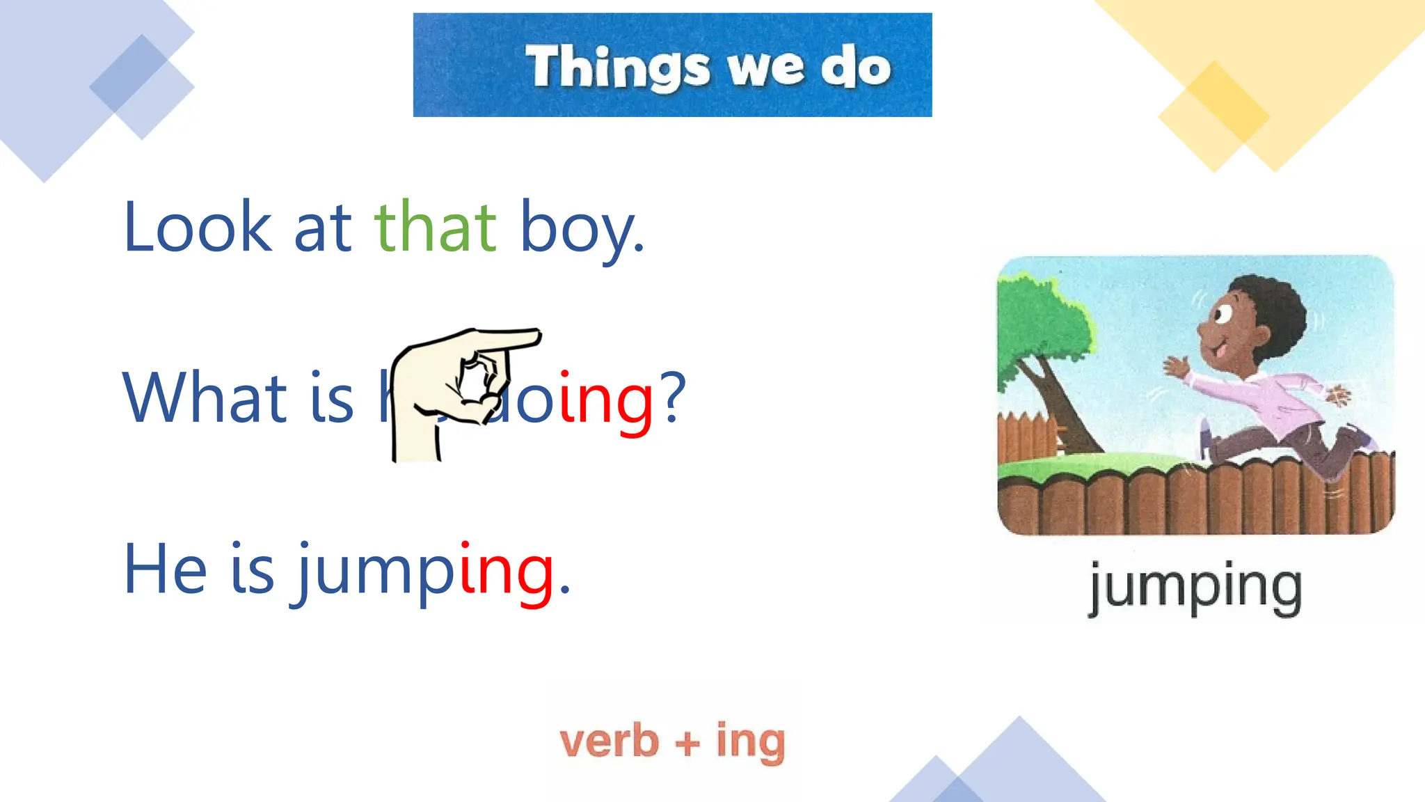 Things we do, action words, verbs, This/That.pptx