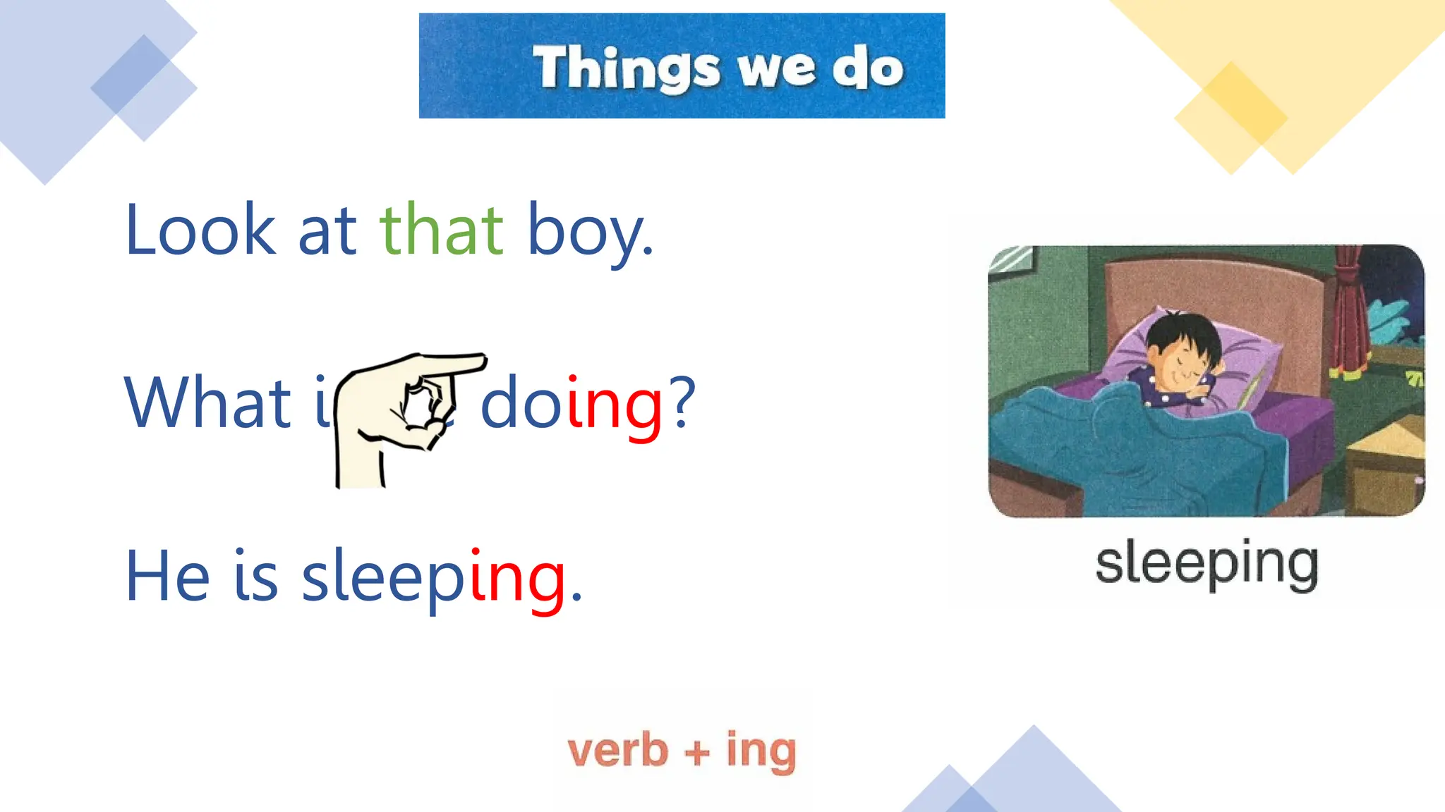 Things we do, action words, verbs, This/That.pptx