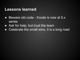 Things we learned building a native IOS app | PDF | Computer Software ...