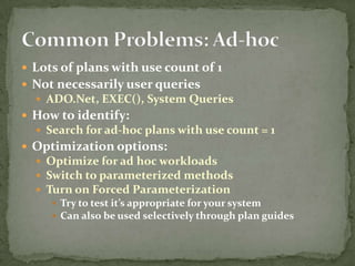 Things you can find in the plan cache | PPT