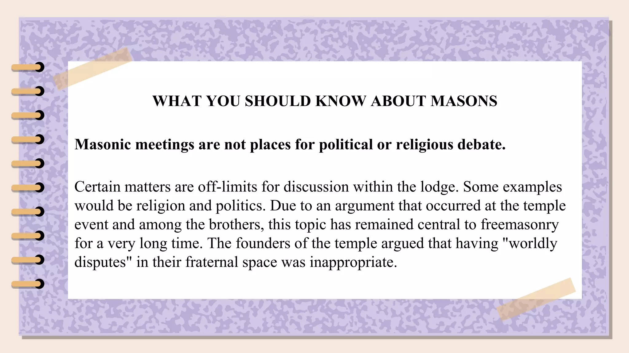 Things You Need To Know About Freemasons | PPTX