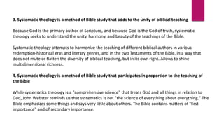 Things You Need To Know About Systematic Theology.pptx | Christianity ...