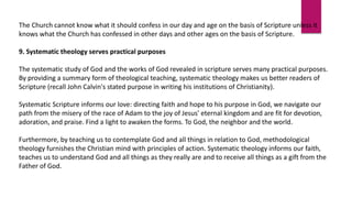 Things You Need To Know About Systematic Theology.pptx | Christianity ...