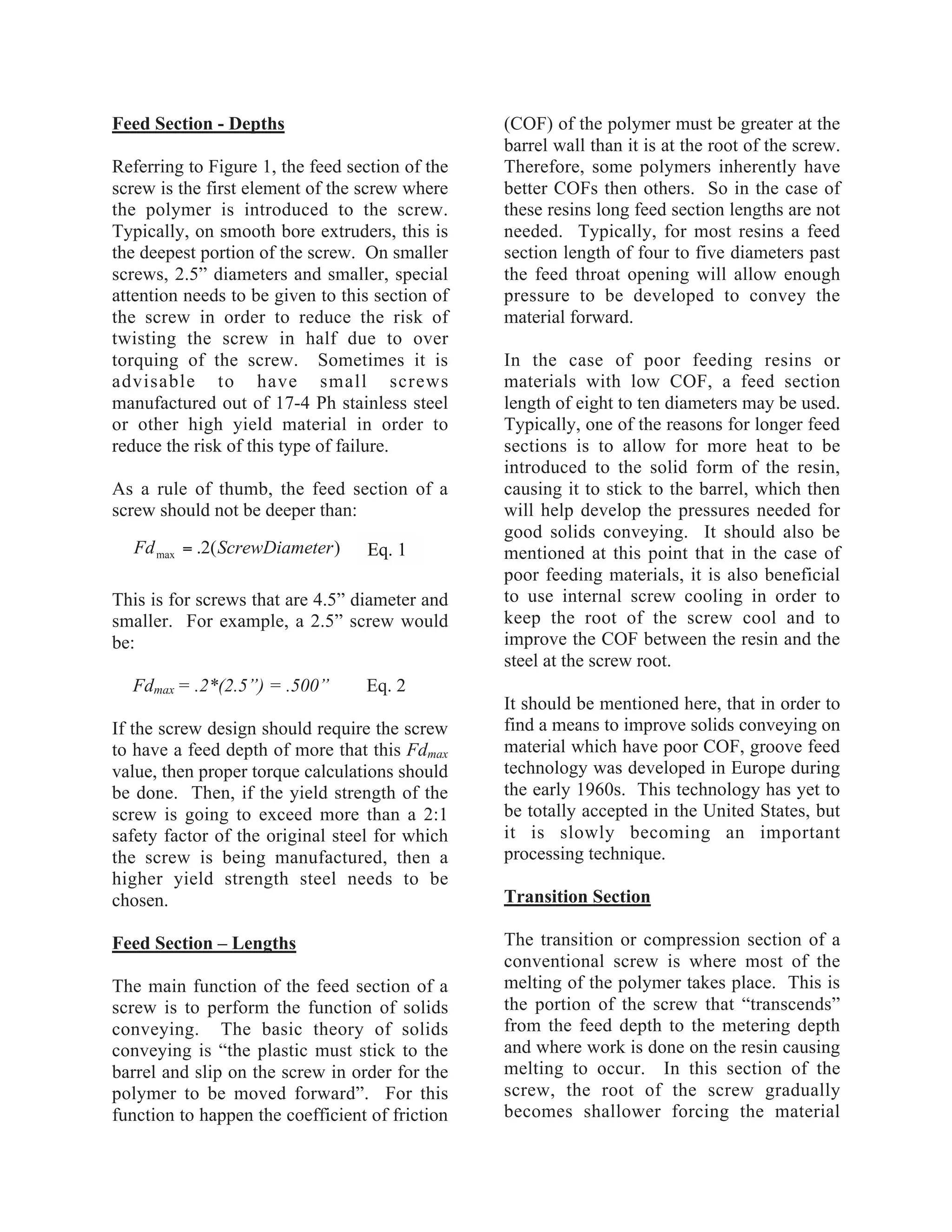 Basic Screw Geometry: Things Your Extruder Screw Designer Never Told ...